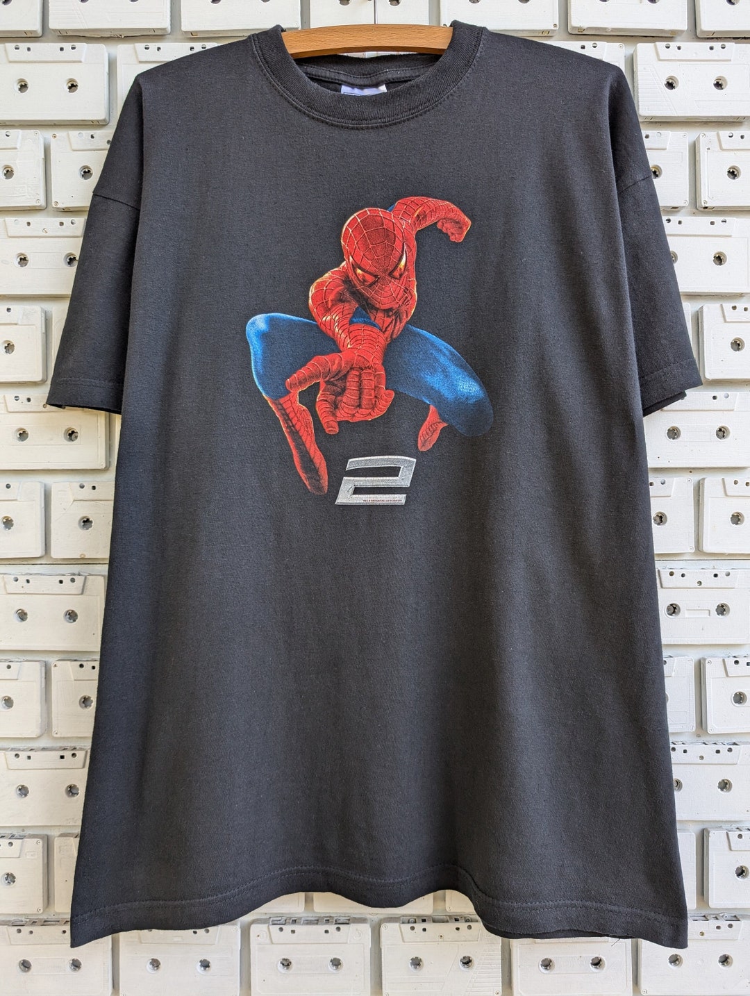 Vintage 2004 Spider Man 2 T-shirt Marvel Comics Superhero Film Merch ...