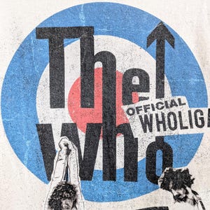 Vintage Early 00s the Who T-shirt Official Wholigan English Hard Rock ...