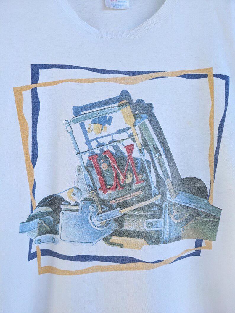 Vintage 90s LM Cigarettes T-shirt Liggett Myers Tobacco American Brand ...