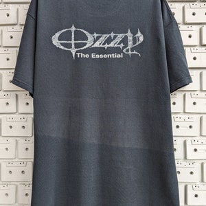 Vintage 00s Ozzy Osbourne T-shirt the Essential Album Heavy Glam Metal ...