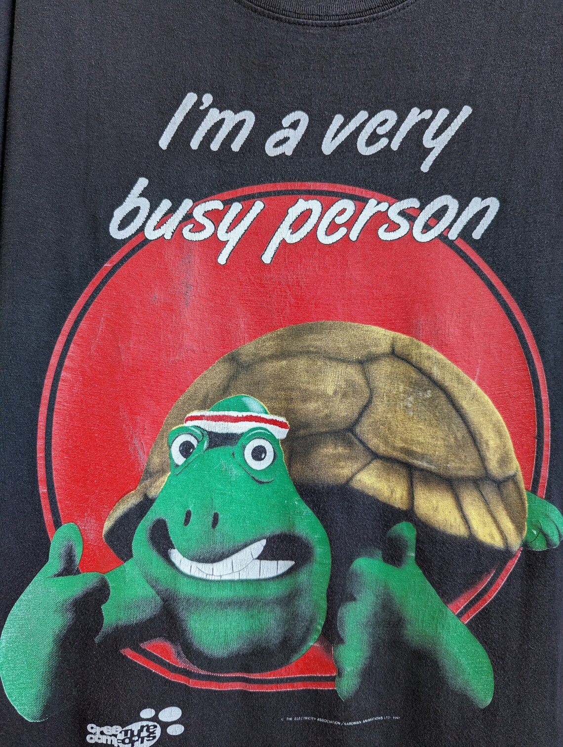 Vintage 1991 Frank the Tortoise T-shirt Creature Comforts British ...
