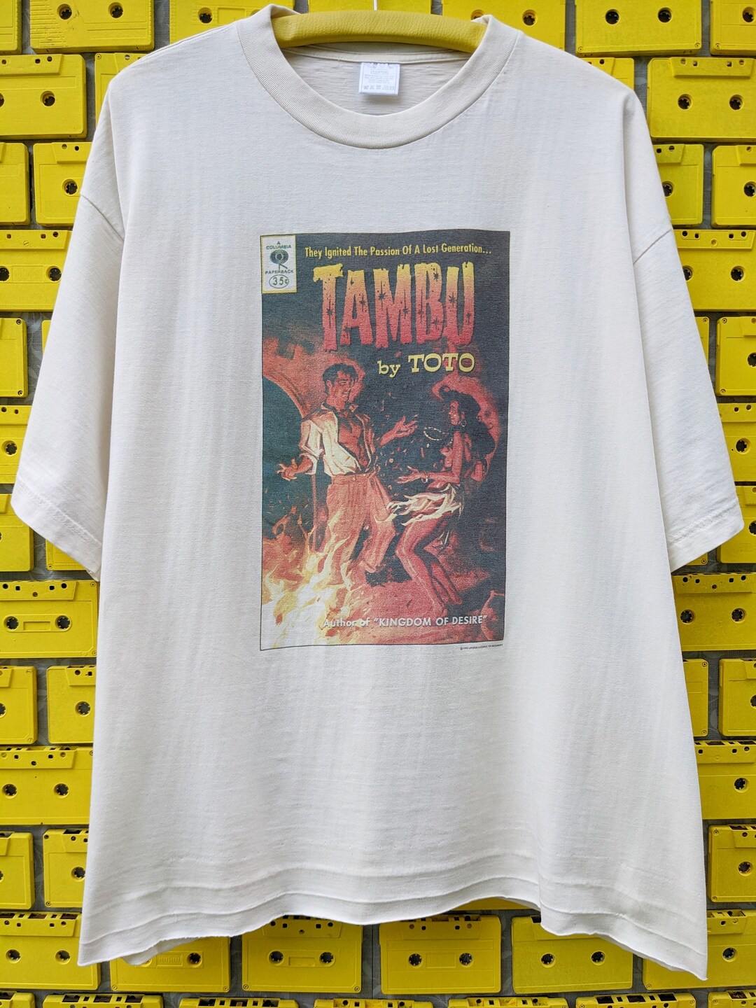 Vintage 1995 Toto Band T-shirt Tambu Album Promo Tourpop Jazz Fusion ...