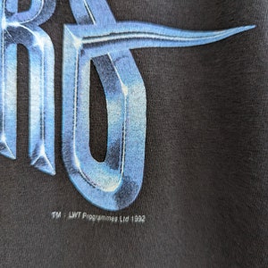 Vintage 1992 Gladiators Logo T-shirt British TV Series LWT Programmes ...