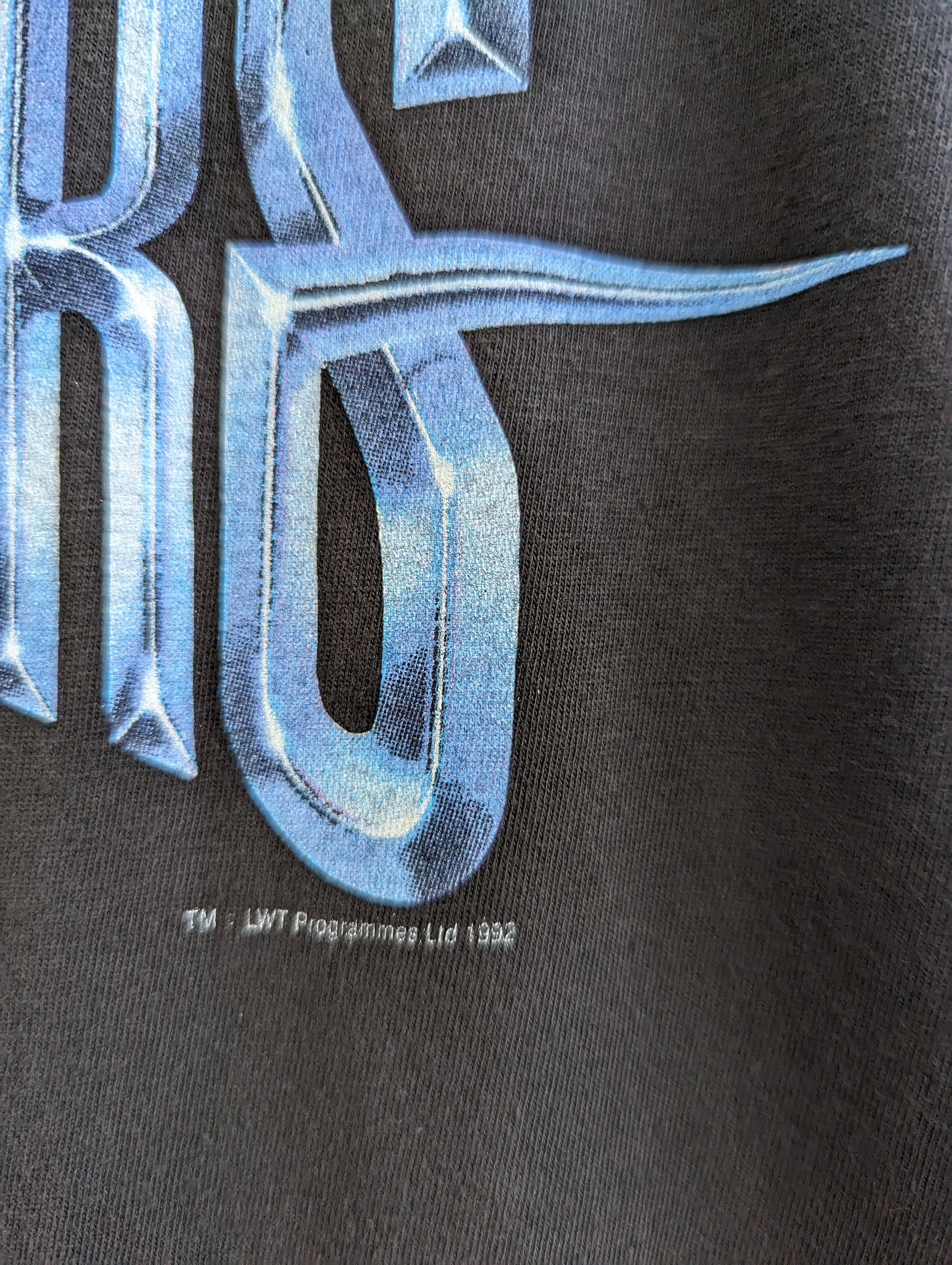 Vintage 1992 Gladiators Logo T-shirt British TV Series LWT Programmes ...