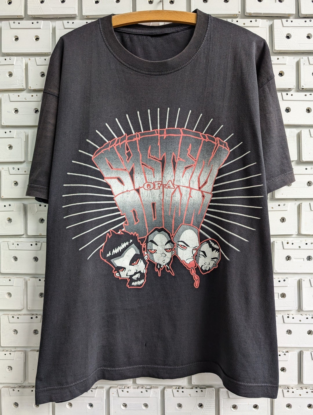 Vintage Early 00s System of A Down T-shirt Alternative Nu Progressive ...