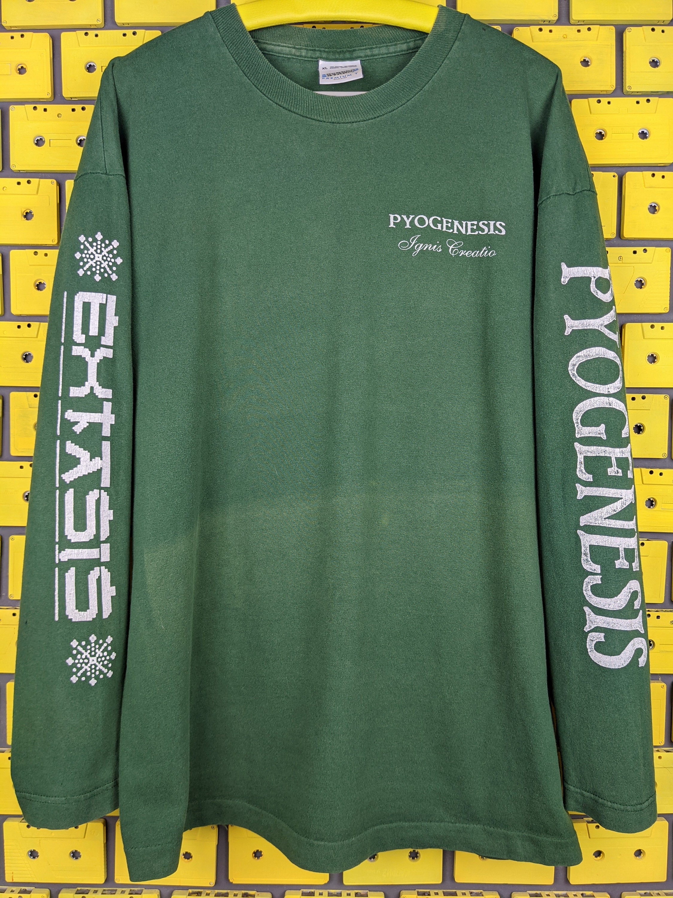 Vintage 90s Pyogenesis T-shirt ignis Creatio Album - Etsy