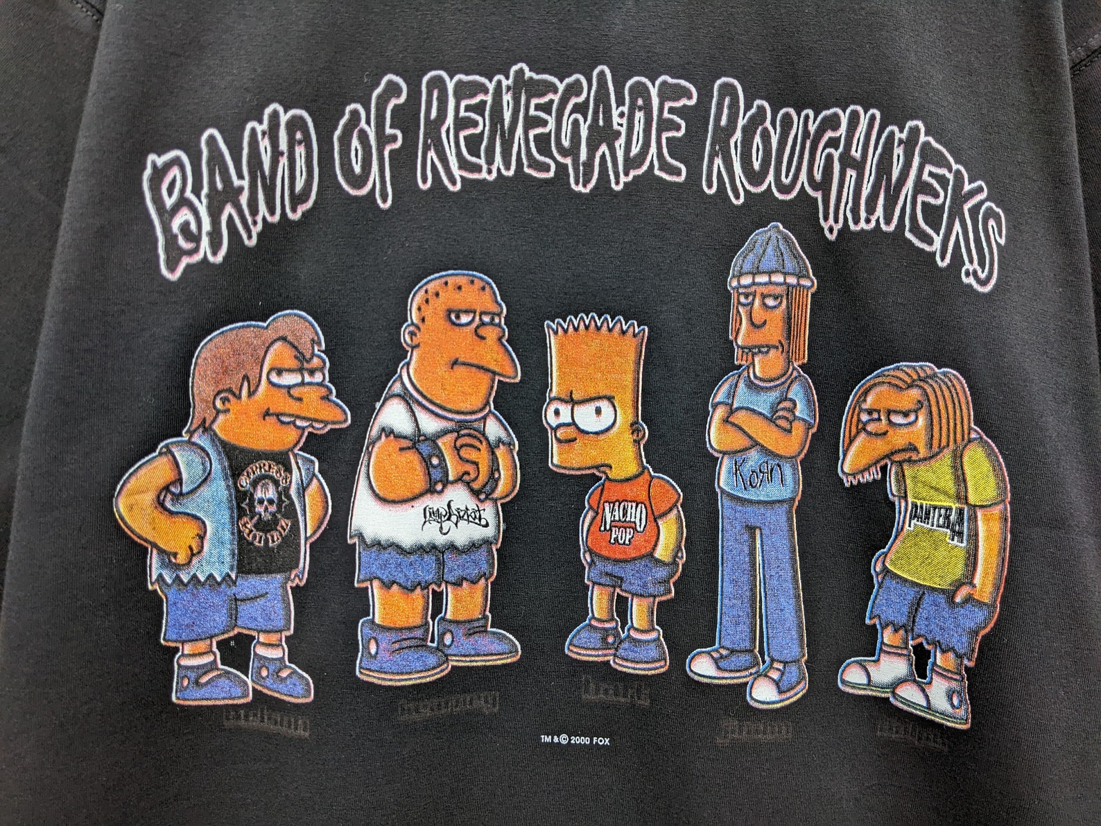 Vintage 2000 the Simpsons Bullies T-shirt band of - Etsy