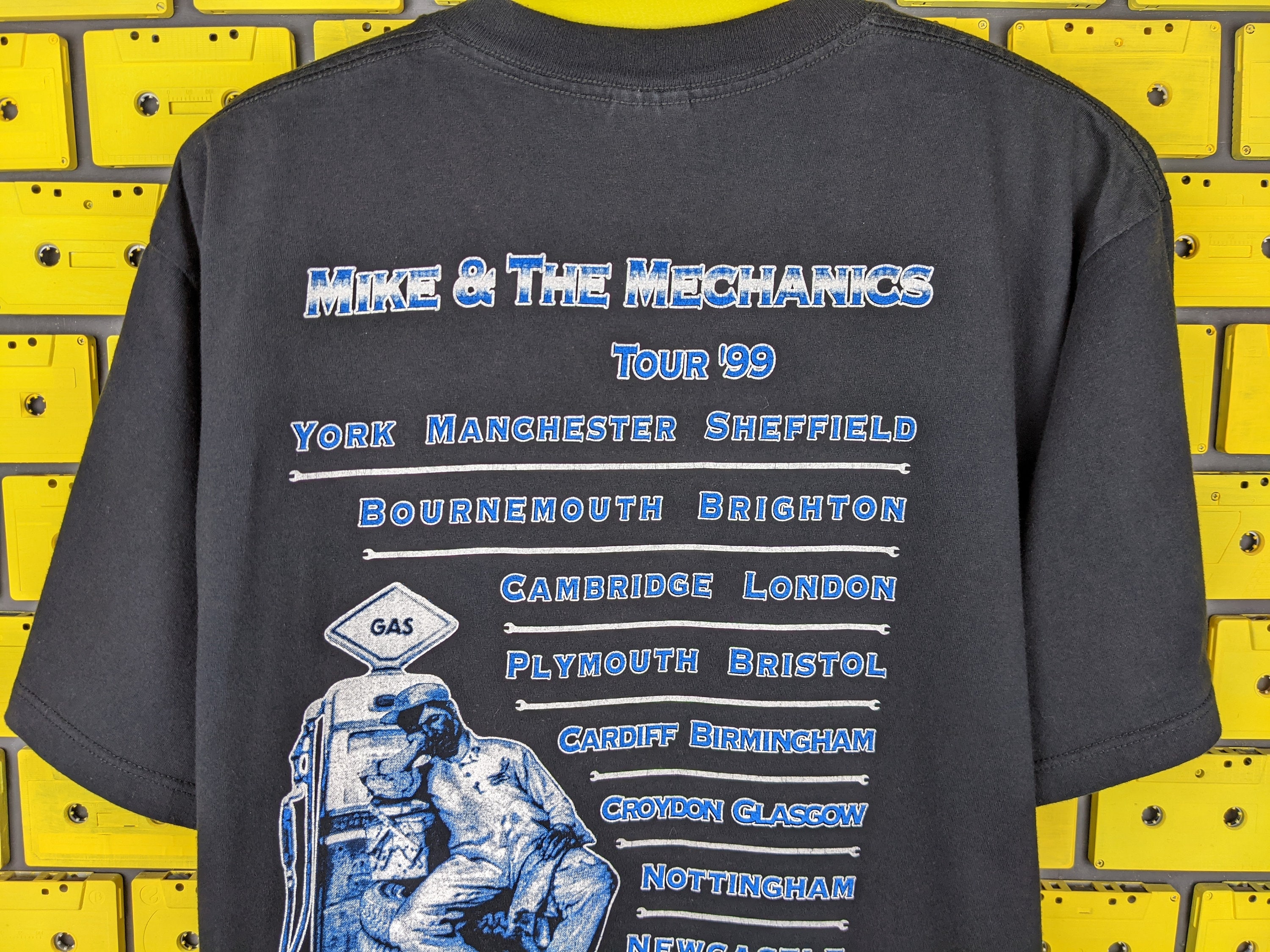 Vintage 1999 Mike the Mechanics Tour T-shirt English Pop Soft - Etsy