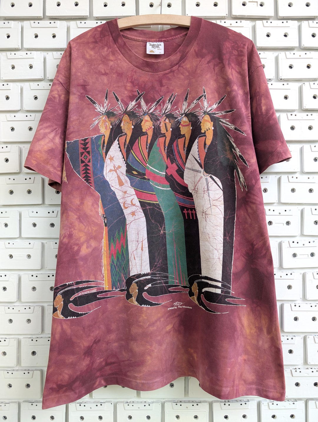 Vintage 1996 Native American T-shirt Gina Gray Artist Artwork Spiritual ...