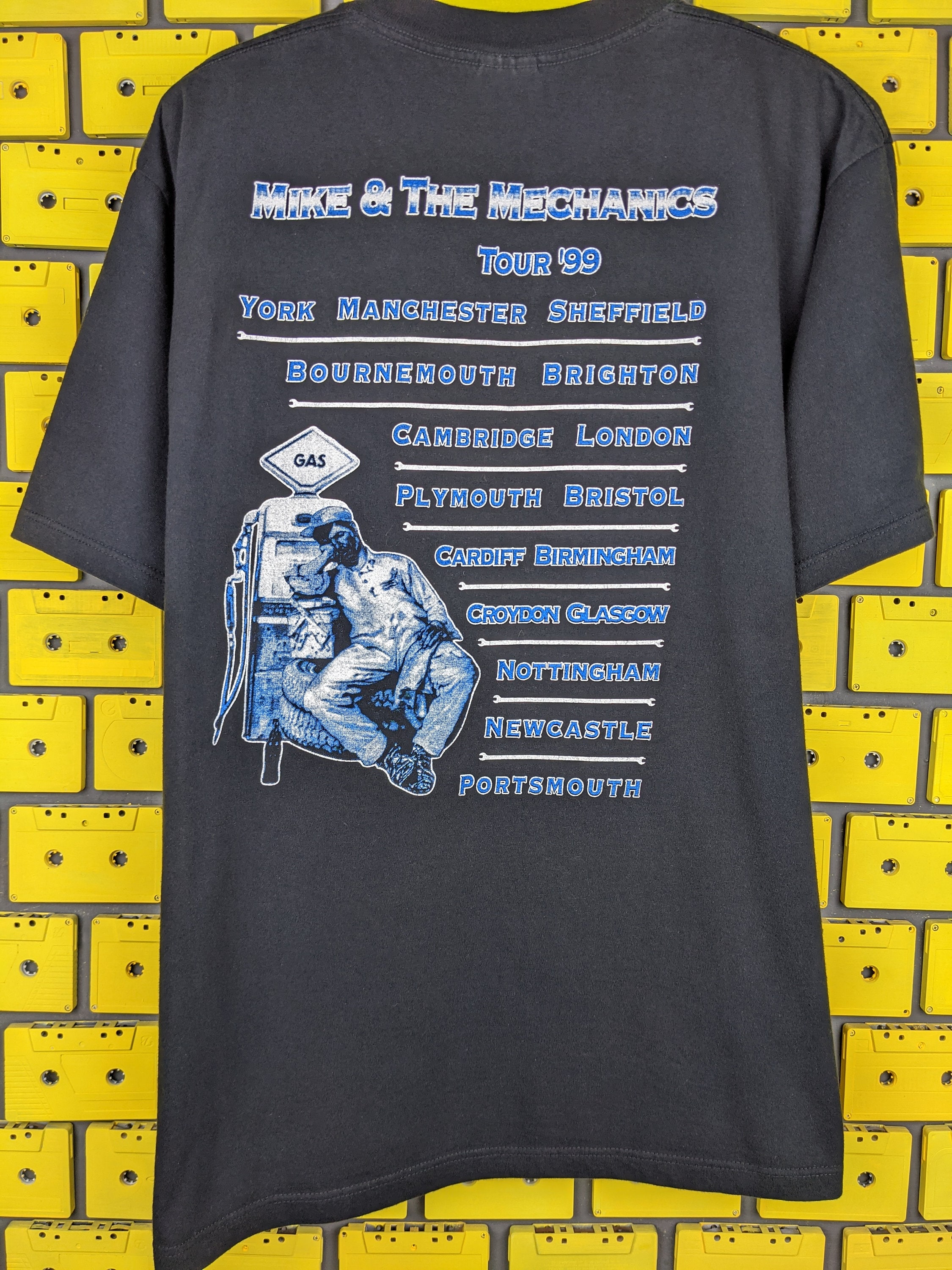 Vintage 1999 Mike the Mechanics Tour T-shirt English Pop Soft Classic ...
