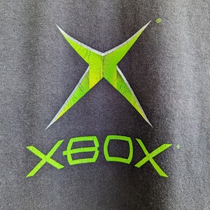 Vintage Early 2000s Xbox Logo Long Sleeve T-shirt Video Game Console ...