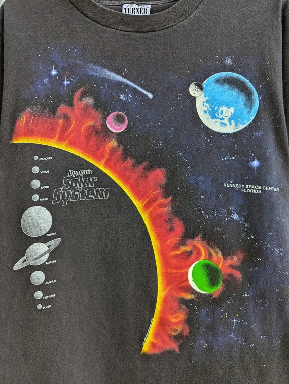 Vintage 1990 Dynamic Solar System T-Shirt Peter Kull … - Gem