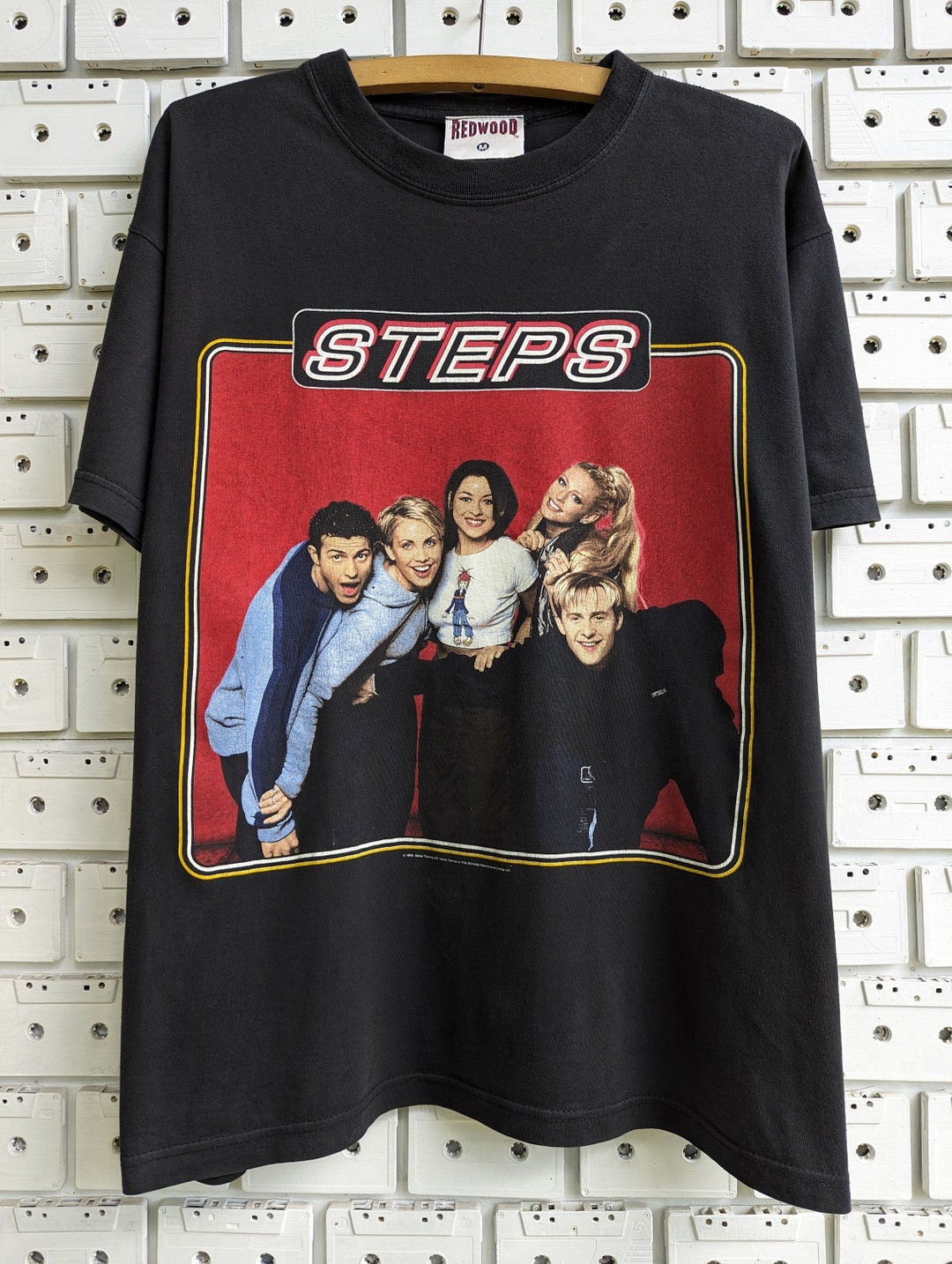 Vintage 1999 Steps Band T-shirt Next Step UK Tour British Dance Pop ...