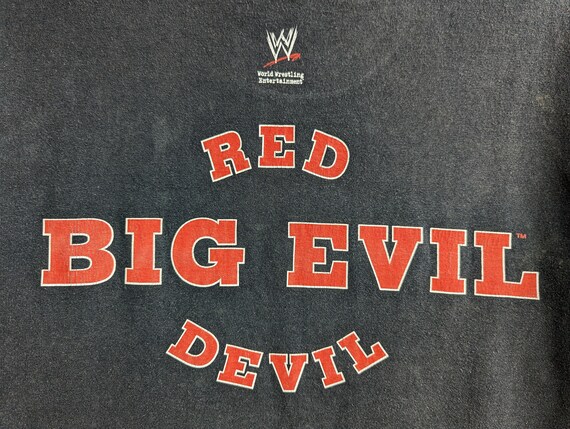 Vintage 00s The Undertaker T-Shirt Big Evil Red Devil… - Gem