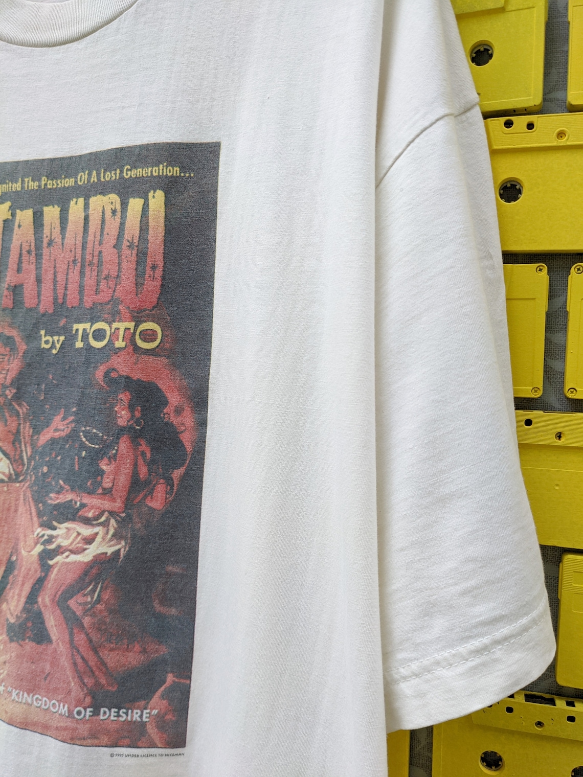 Vintage 1995 Toto Band T-shirt Tambu Album Promo Tourpop Jazz Fusion ...