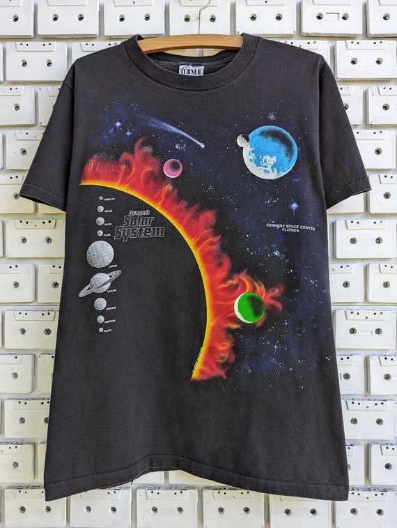 Vintage 1990 Dynamic Solar System T-Shirt Peter Kull … - Gem