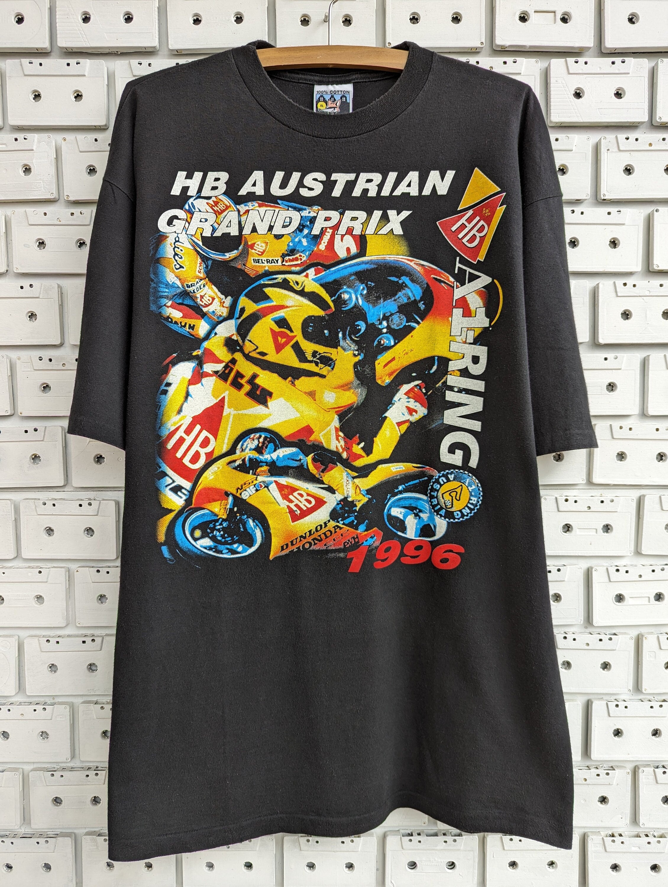 Vintage 1996 Austrian Grand Prix T-shirt A1 Ring FIM World Championship ...