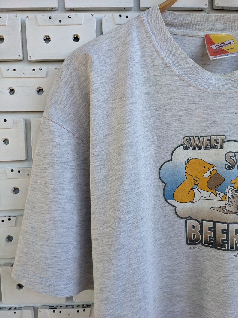 Vintage 1999 the Simpsons T-shirt Sweet Sweet Beer Homer Simpson Matt ...