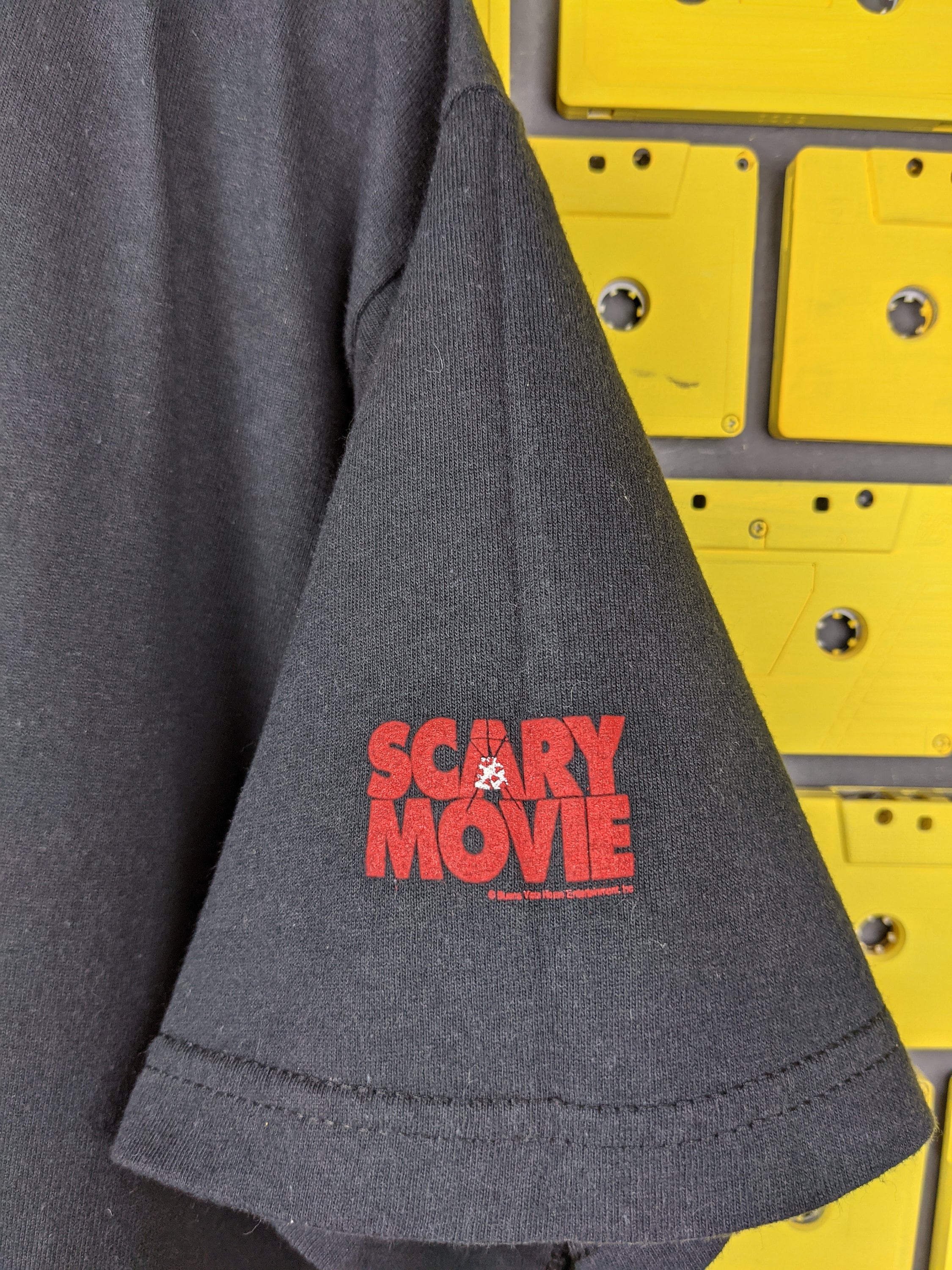 Vintage 2000 Scary Movie T-shirt Black Comedy Horror Slasher Parody ...
