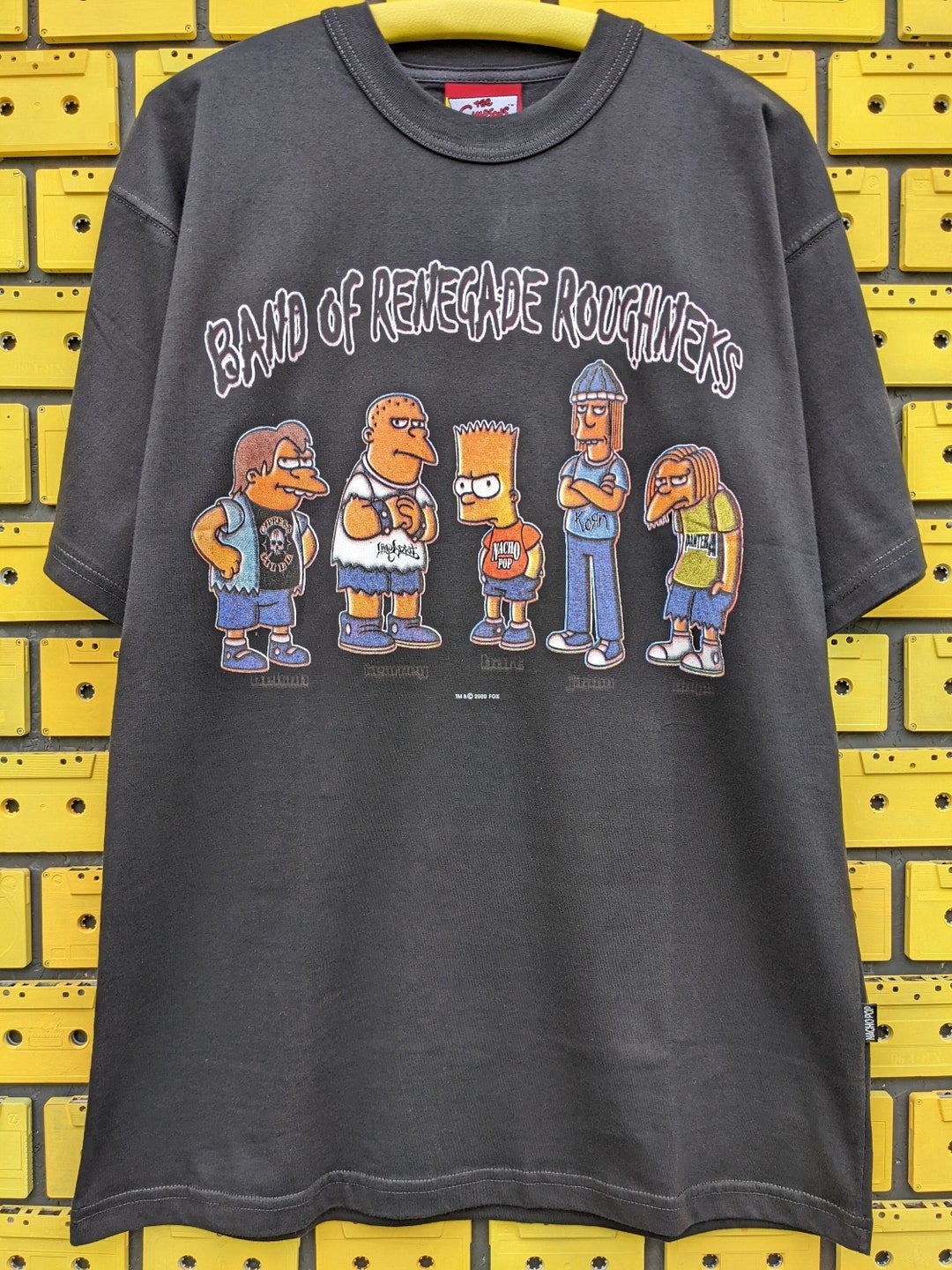 Vintage 2000 the Simpsons Bullies T-shirt "band of Renegade Roughneks ...