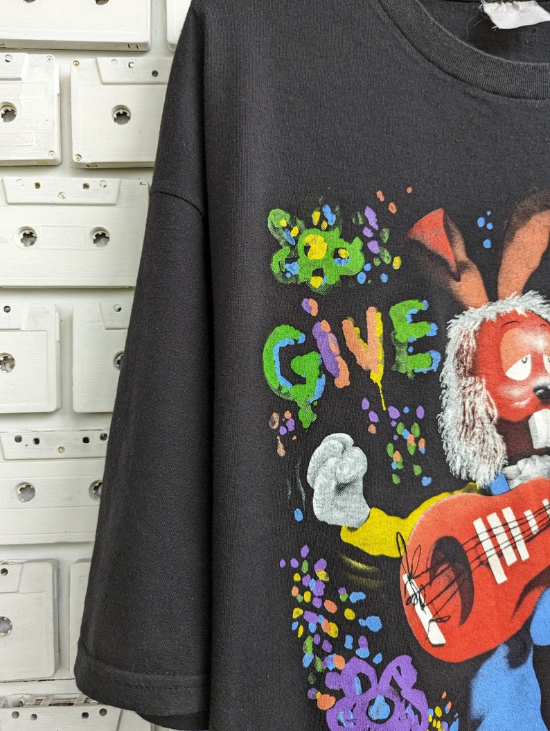 Vintage 1992 the Magic Roundabout T-shirt Dylan Rabbit BBC Children's ...