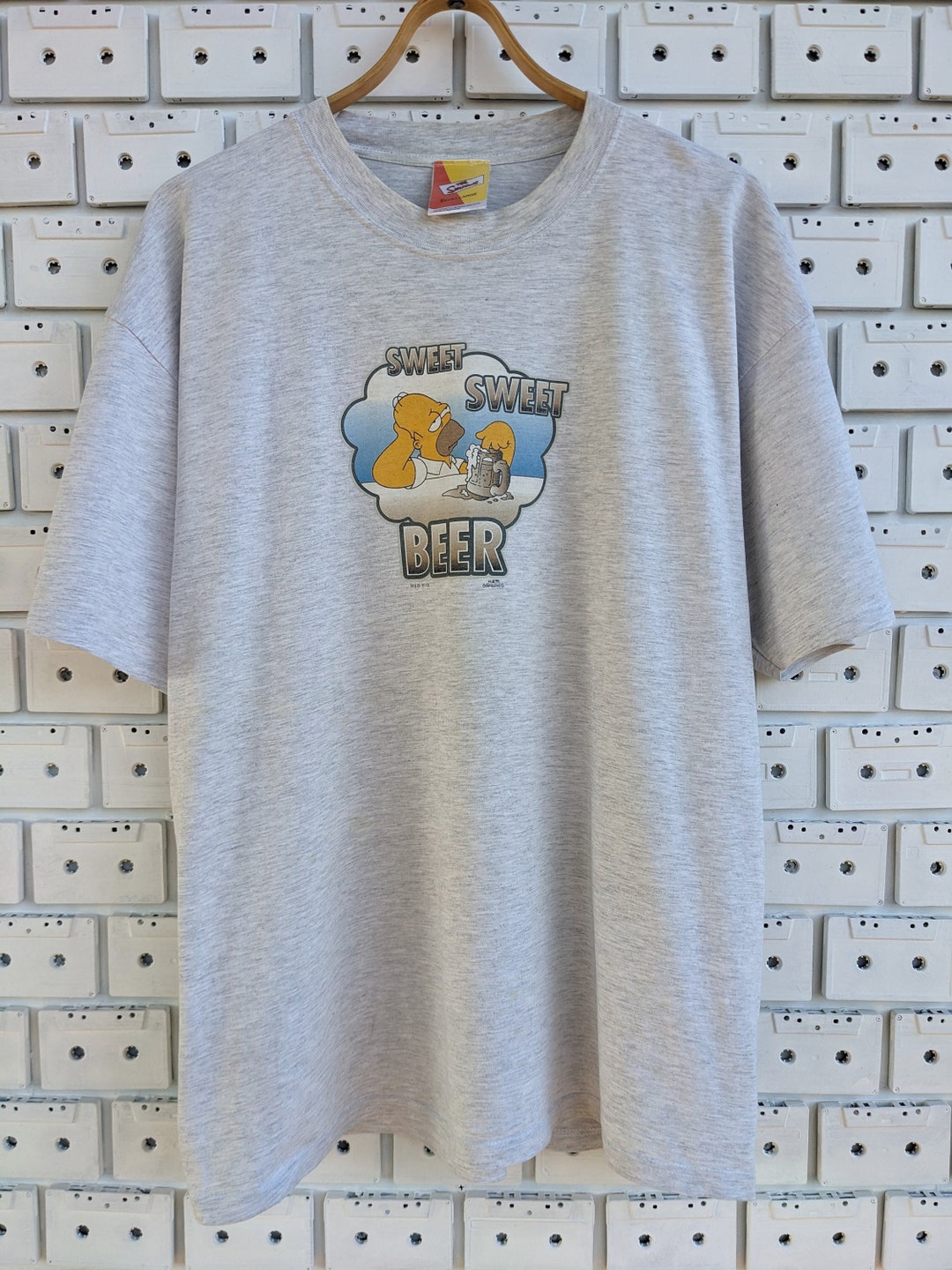 Vintage 1999 the Simpsons T-shirt Sweet Sweet Beer Homer Simpson Matt ...