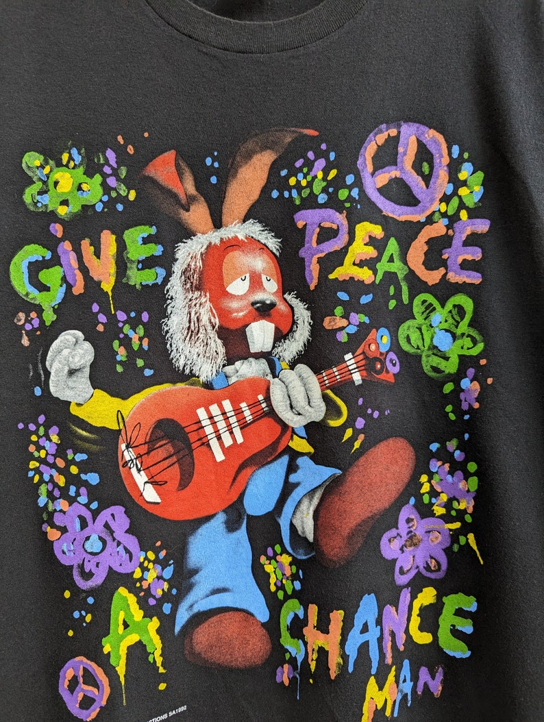 Vintage 1992 the Magic Roundabout T-shirt Dylan Rabbit BBC Children's ...