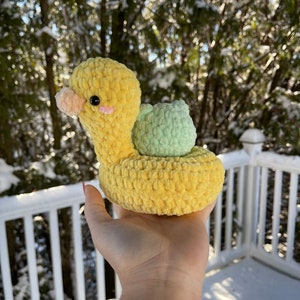 Crochet Duck Floatie With Frog - Etsy