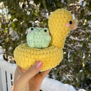 Crochet Duck Floatie With Frog - Etsy