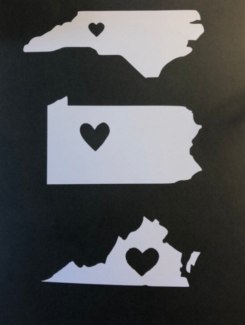 State Decals - Etsy