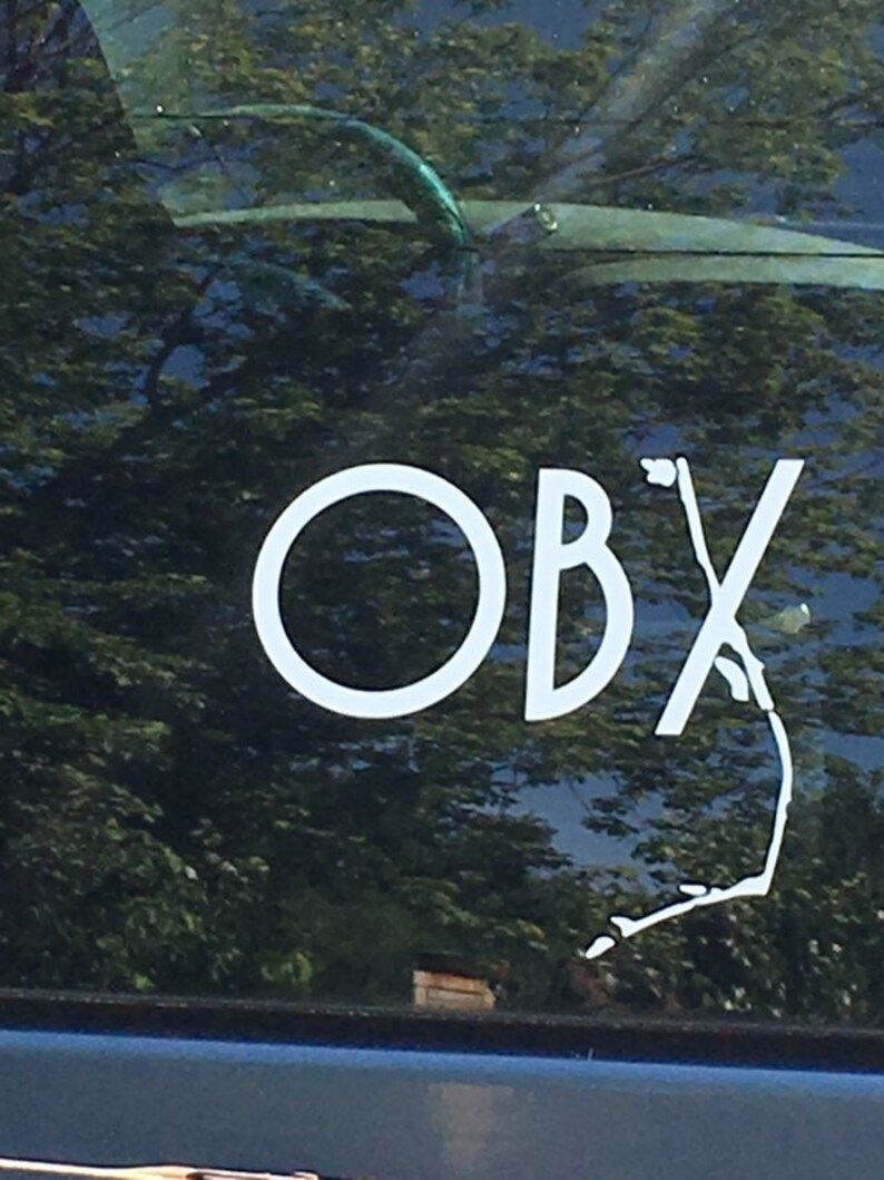 OBX With the Islands Decal | Etsy