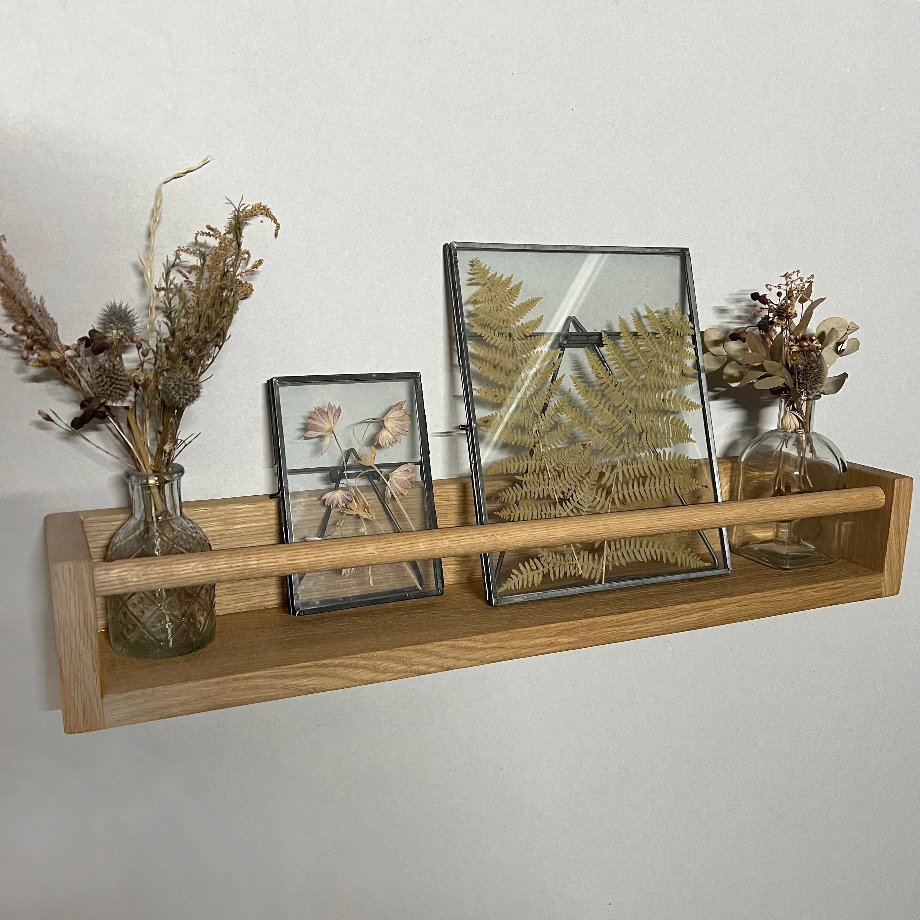 The Oak Book Shelf | Recipe Book Shelf — The Woodman's Workshop