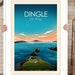Dingle Co Kerry Travel Poster Print in Traditional Style by Studio ...