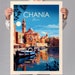 Chania Traditional Print, Crete Poster, Greece Wall Art Wall Hanging ...