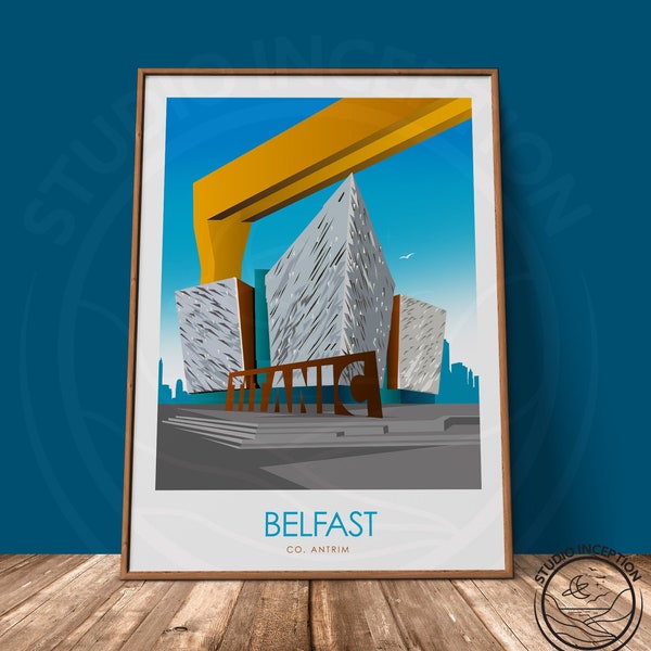Belfast Poster - Etsy UK