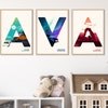 National Park Alphabet Print, Alphabet Poster, National Park Nursery ...