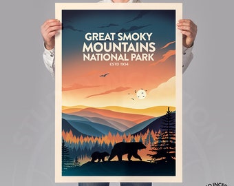 Mountains Poster | Etsy