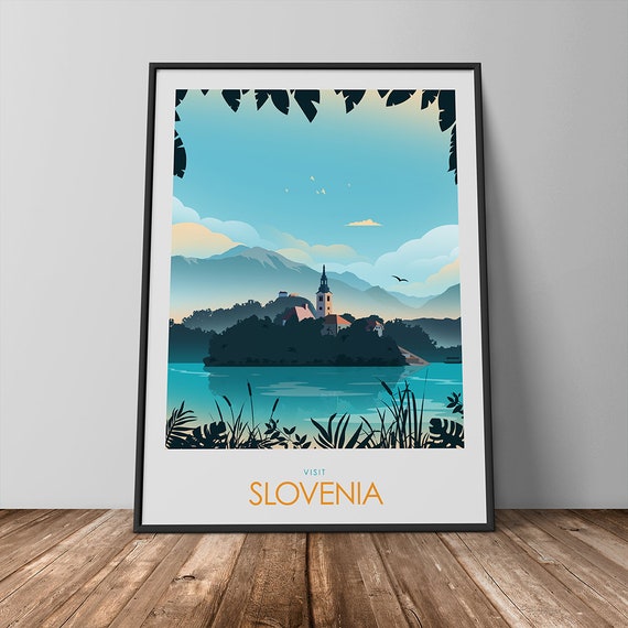 Slovenia Travel Print Slovenia Poster Slovenia Wall Art - Etsy