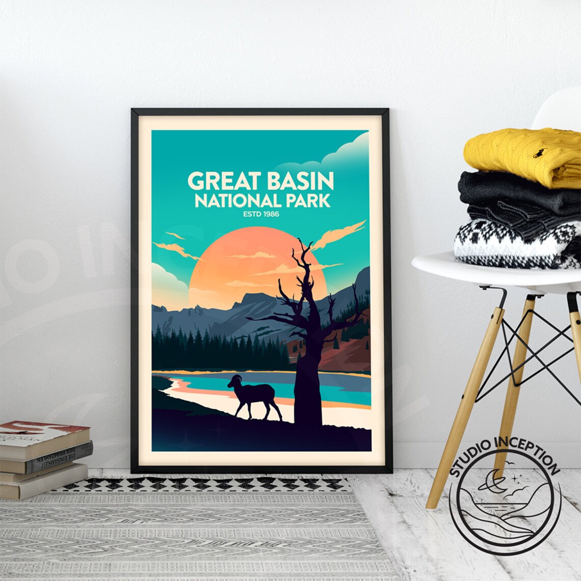 Great Basin National Park Poster Print Travel Poster | Etsy