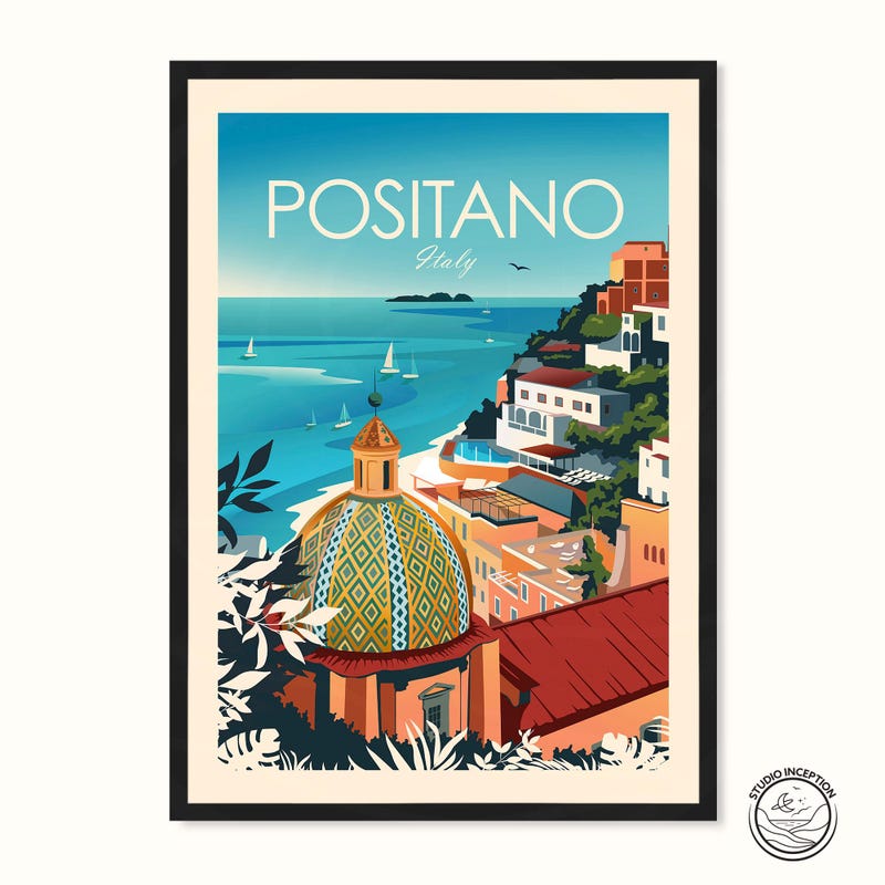 Positano Print - Etsy