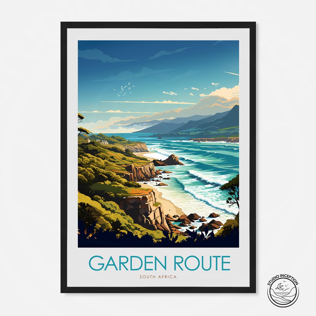 Garden Route South Africa Print Garden Route Wall Art South Africa ...