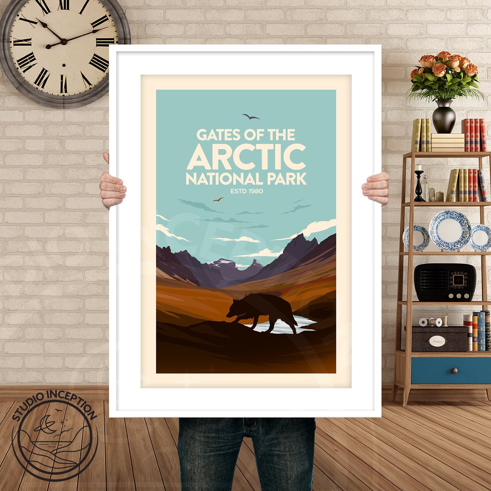 Gates of Arctic Travel Poster Alaskan National Park Print | Etsy