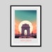 India Travel Print India Gate Gift Poster Art Artwork - Etsy