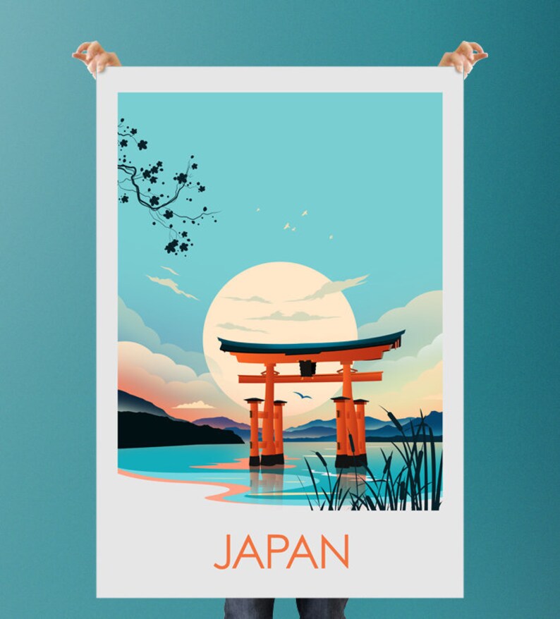 Visit Japan Print Japan Poster Travel Poster Travel - Etsy
