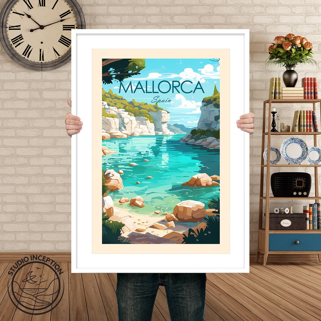 Mallorca Print, Majorca Travel Print, Mallorca Poster, Spain Wall Art ...