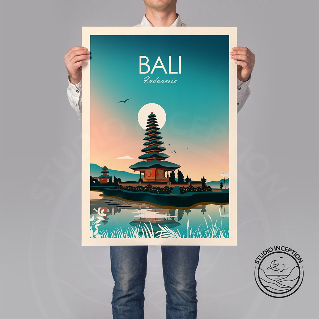 Bali Print Indonesia Travel Print Art Print Poster Print Bali - Etsy UK