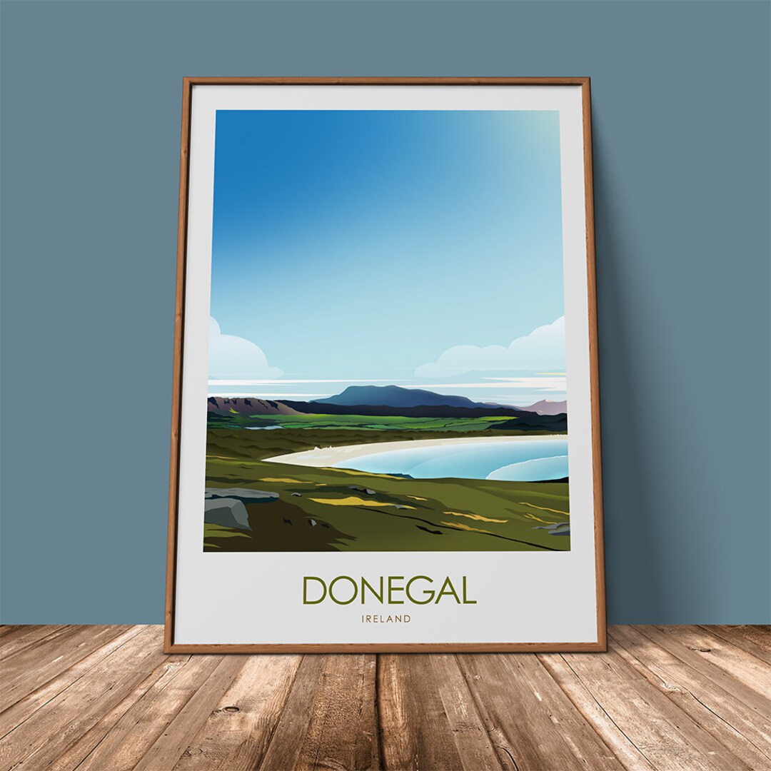 Donegal Print Donegal Poster Donegal Ireland Dunfanaghy - Etsy UK