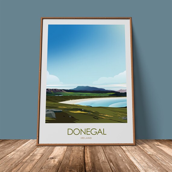 Donegal Print Donegal Poster Donegal Ireland Dunfanaghy | Etsy UK