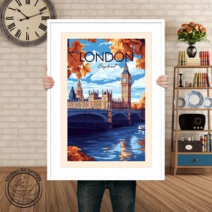 London Travel Print, London Art Poster, London Gifts, Big Ben Print ...