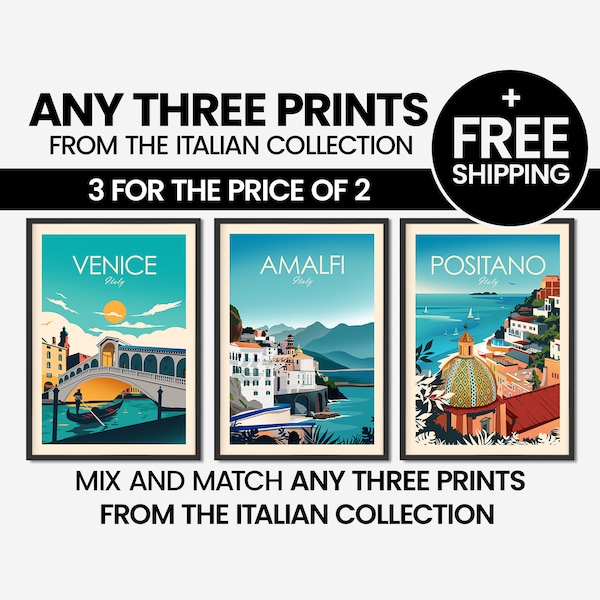 Italy Poster - Etsy